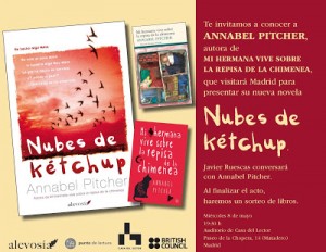 Encuentro de la escritora Annabel Pitcher con sus lectores en Madrid ...